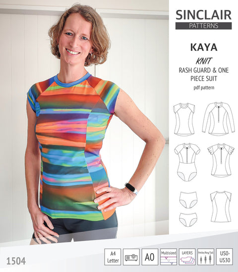Swimsuit Sewing Patterns – One-Piece, Bikini, Tankini & Rash Guard ...