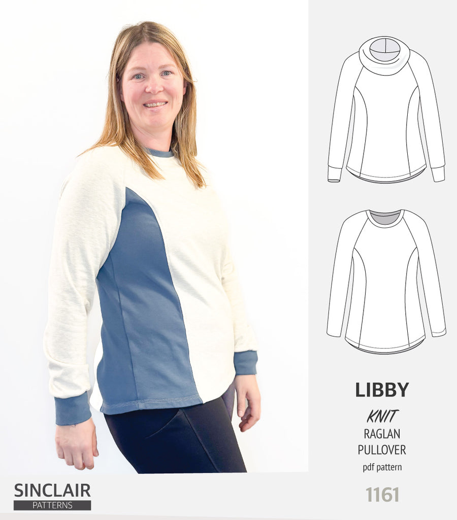 Libby Princess Seam Raglan Pullover Sewing Pattern (PDF) – Sinclair ...