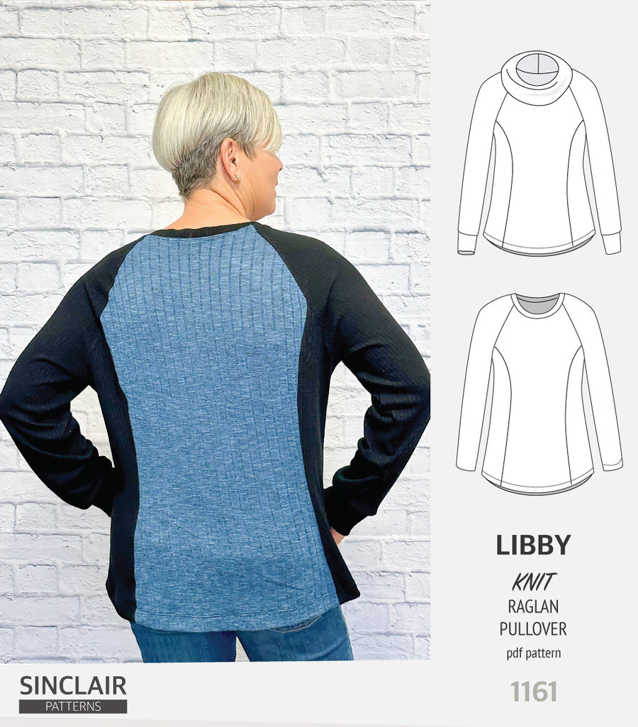 Libby Princess Seam Raglan Pullover Sewing Pattern (PDF) – Sinclair ...