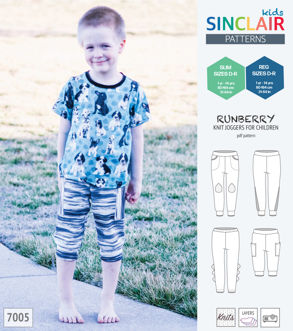 Runberry joggers with pockets, spikes and colorblocking for children ...