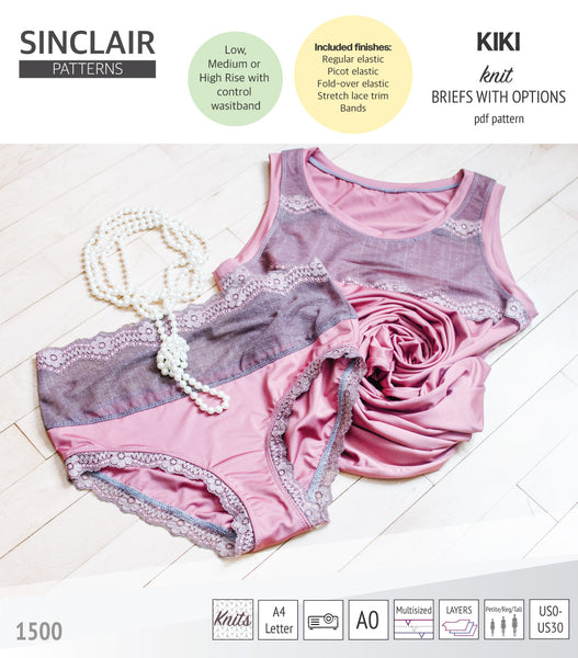 Kiki briefs / knickers / hipsters with low, medium and high rise ...