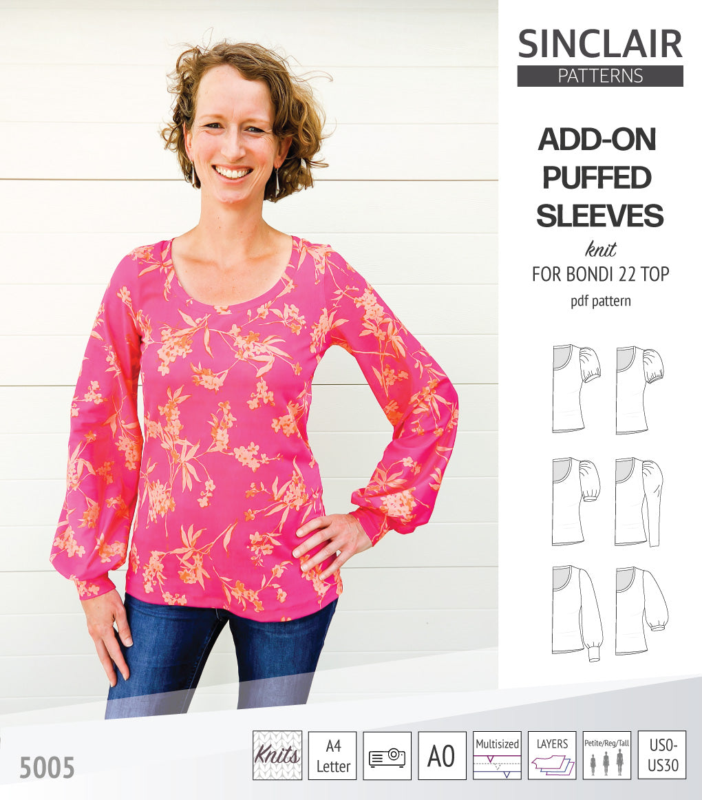 ADD-ON Puffed Sleeves add-on pack for Bondi 22 and other compatible pa ...