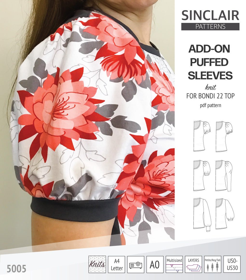 ADD-ON Puffed Sleeves add-on pack for Bondi 22 and other compatible pa ...