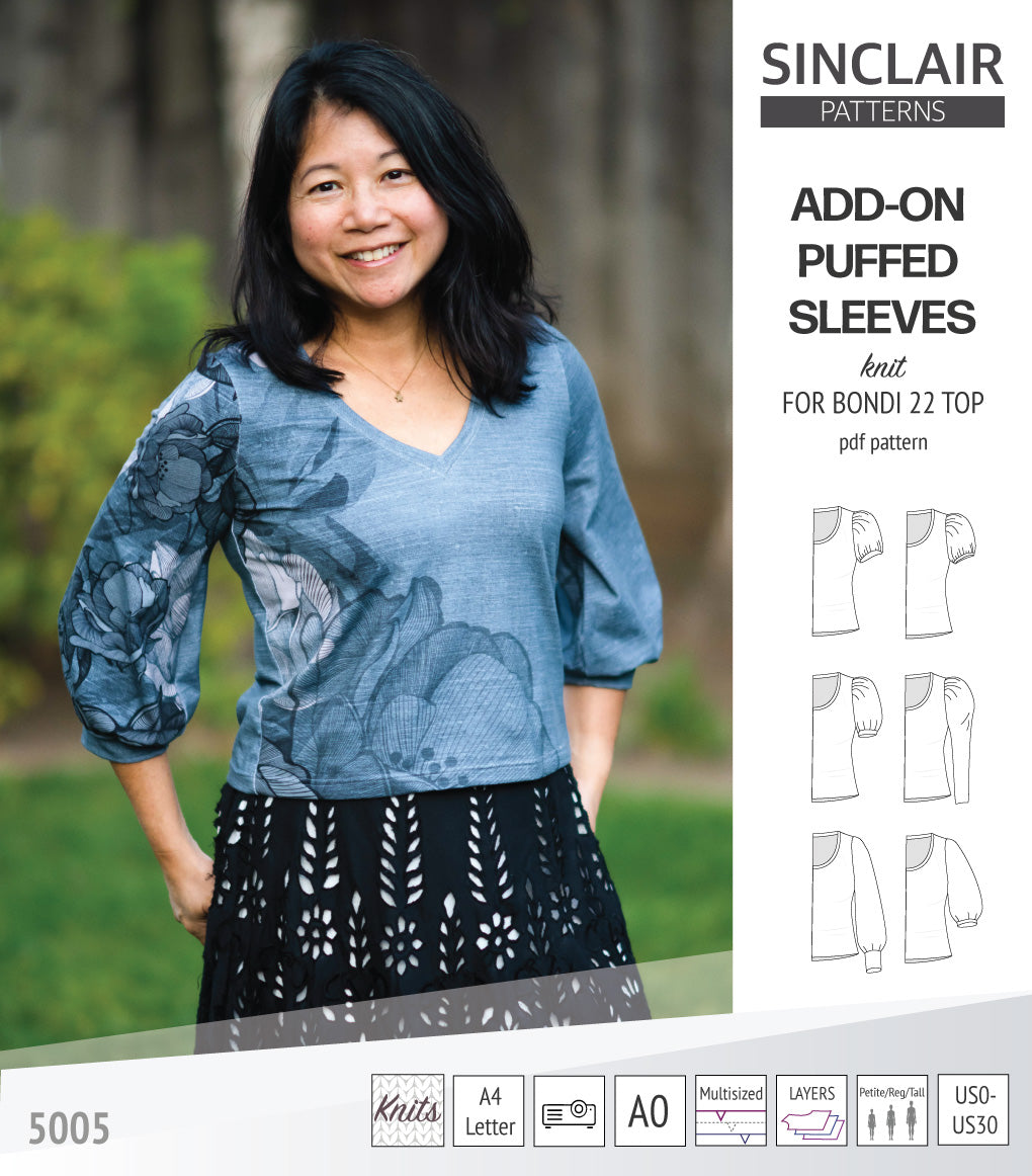 ADD-ON Puffed Sleeves add-on pack for Bondi 22 and other compatible pa ...