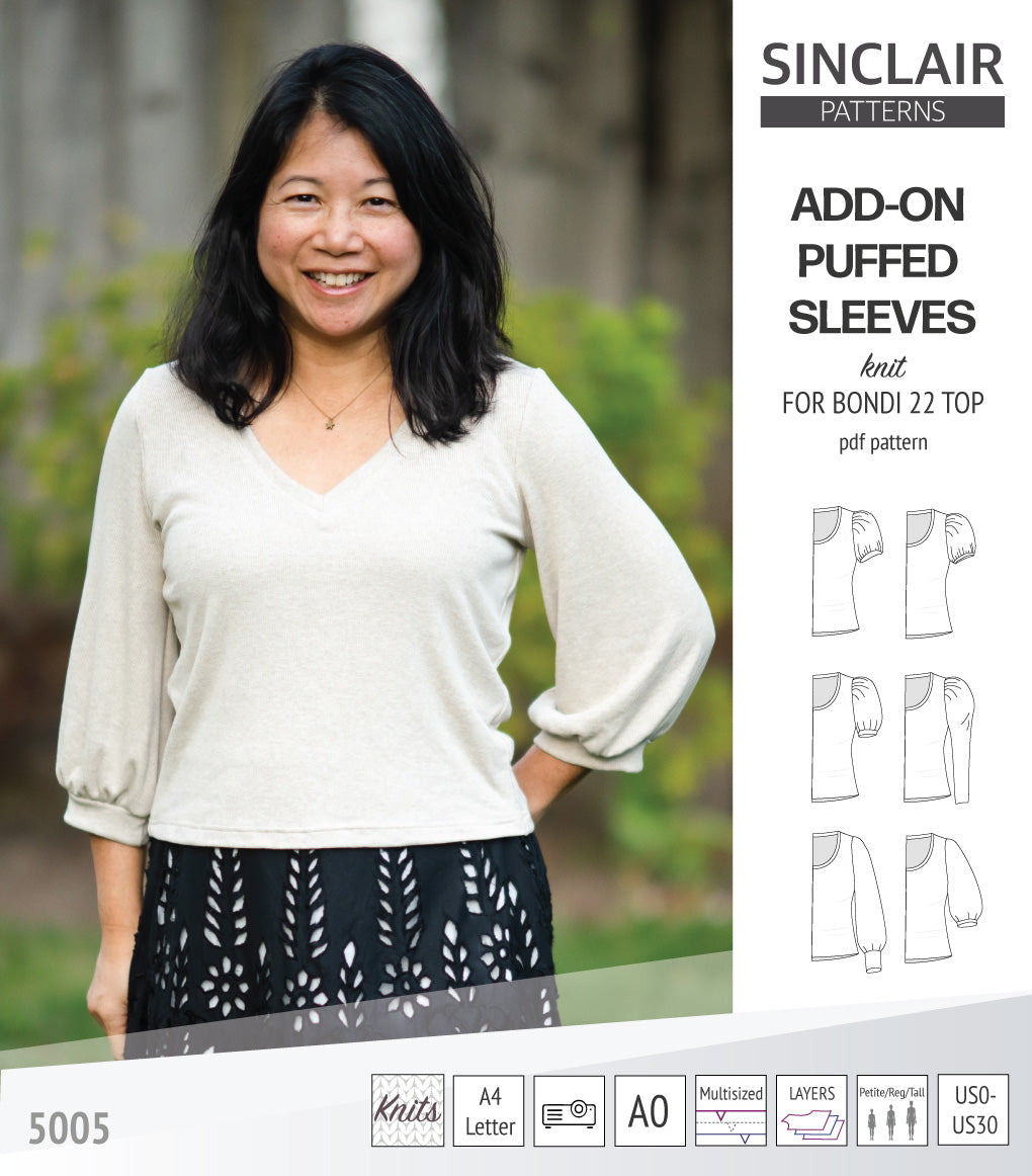 ADD-ON Puffed Sleeves add-on pack for Bondi 22 and other compatible pa ...