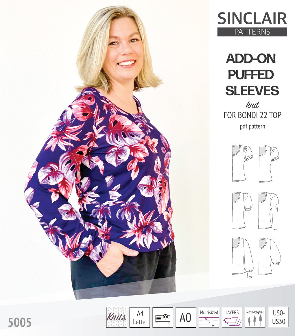 ADD-ON Puffed Sleeves add-on pack for Bondi 22 and other compatible pa ...