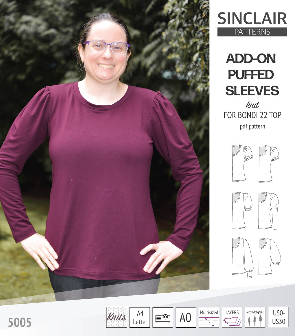 ADD-ON Puffed Sleeves add-on pack for Bondi 22 and other compatible pa ...