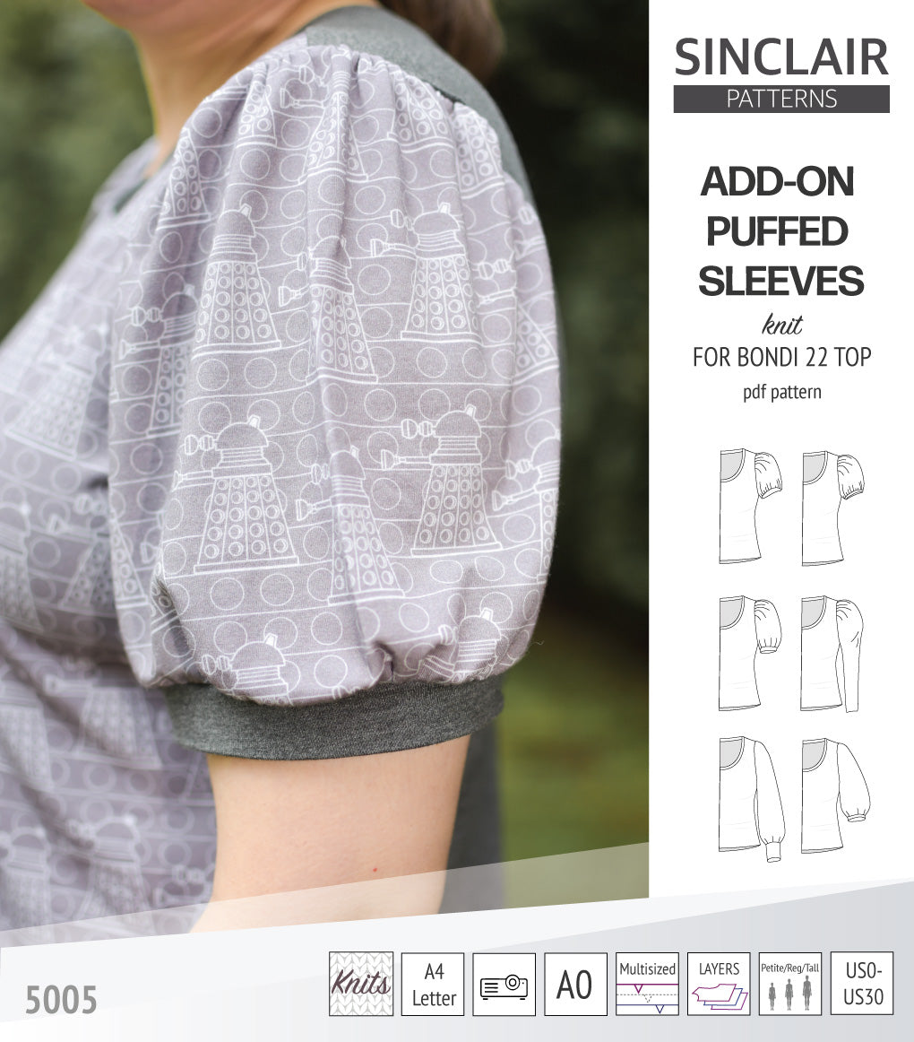 ADD-ON Puffed Sleeves add-on pack for Bondi 22 and other compatible pa ...