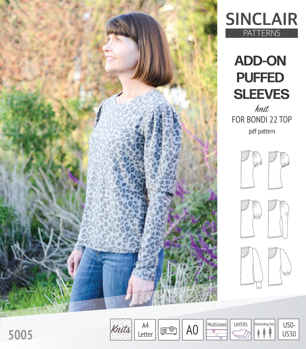 ADD-ON Puffed Sleeves add-on pack for Bondi 22 and other compatible pa ...