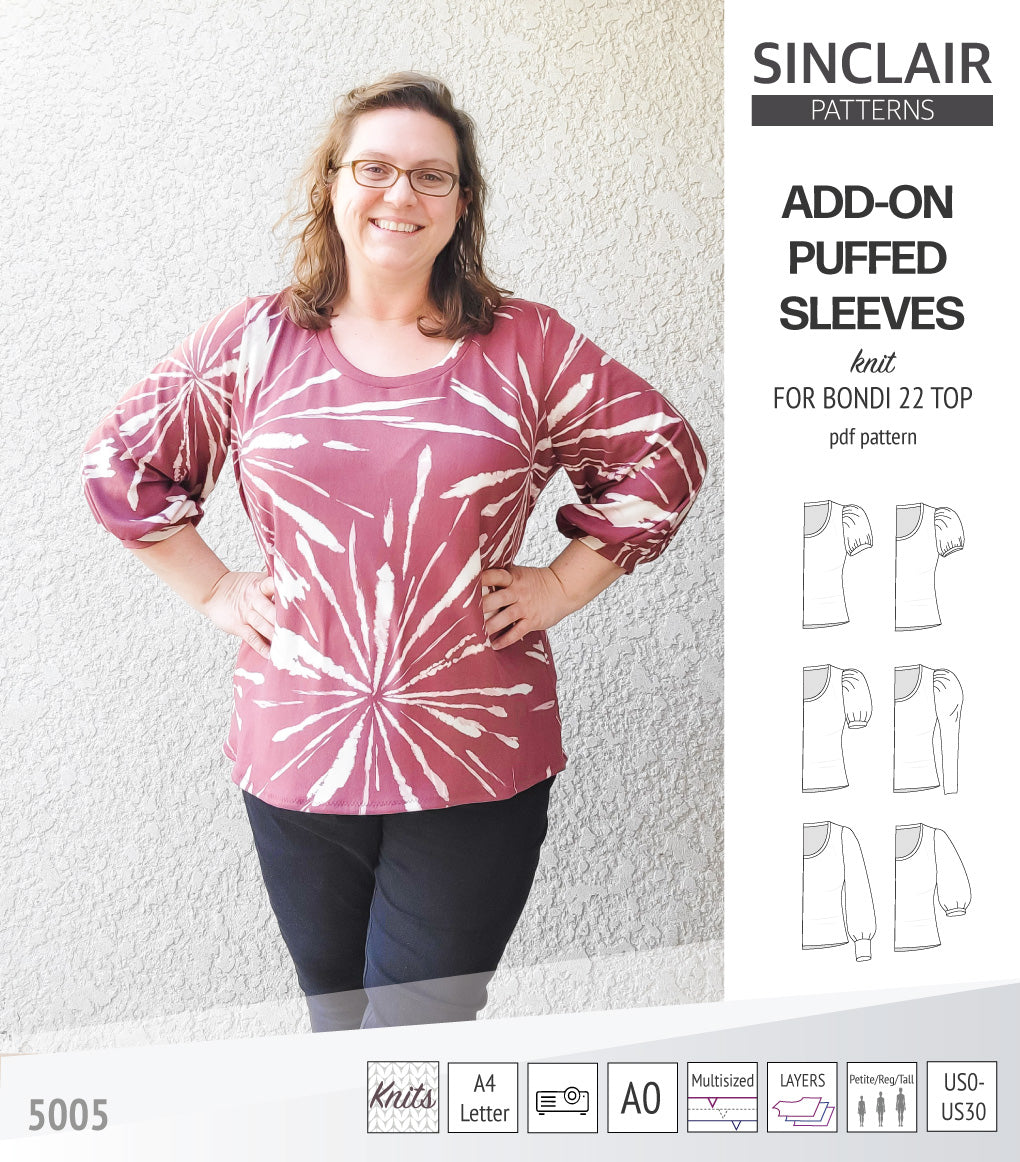 ADD-ON Puffed Sleeves add-on pack for Bondi 22 and other compatible pa ...