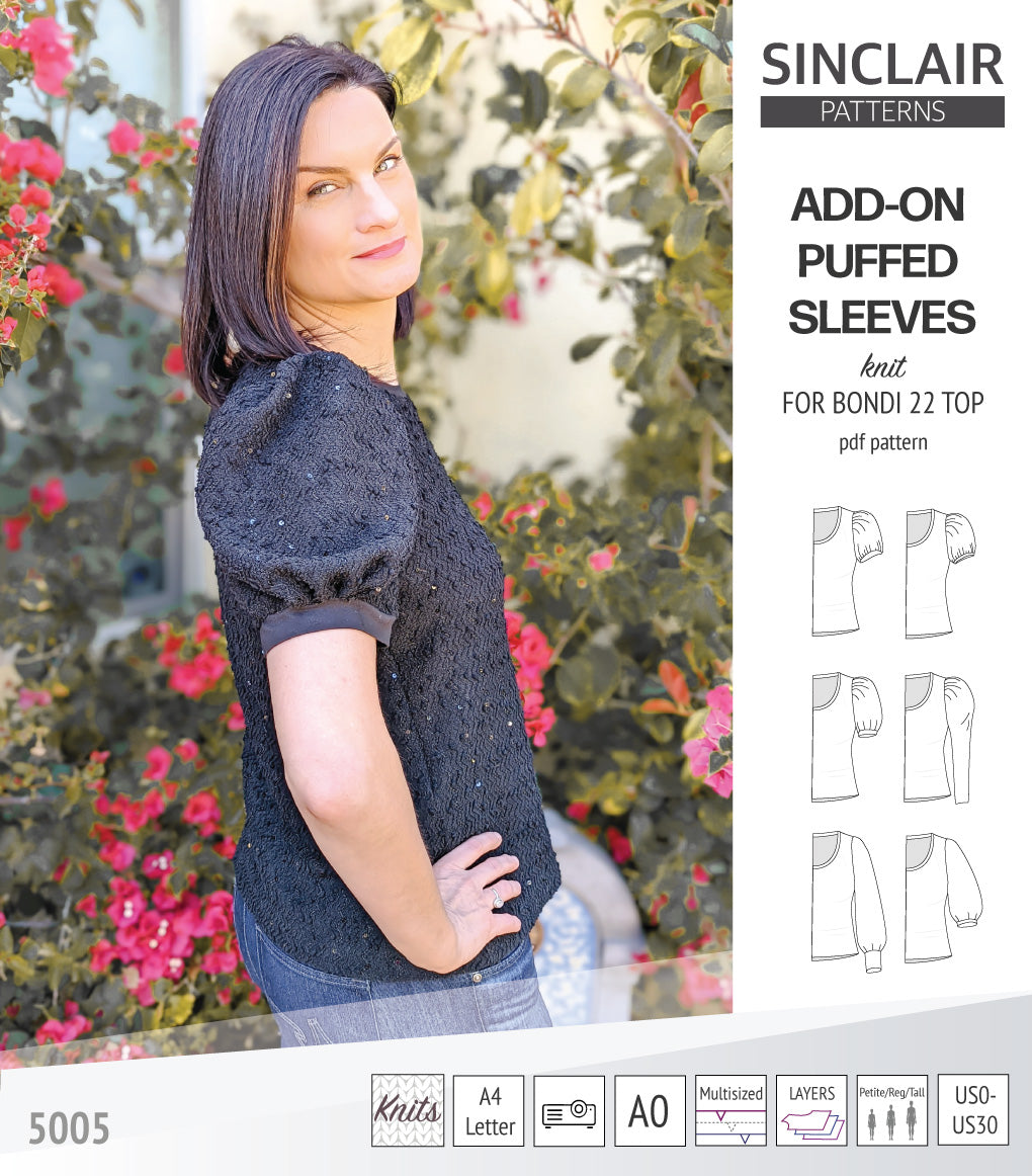 ADD-ON Puffed Sleeves add-on pack for Bondi 22 and other compatible pa ...