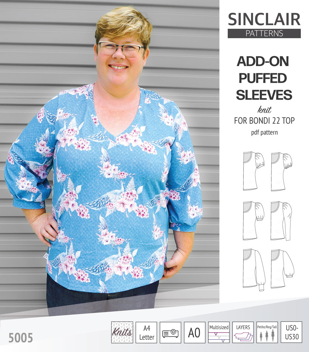 ADD-ON Puffed Sleeves add-on pack for Bondi 22 and other compatible pa ...