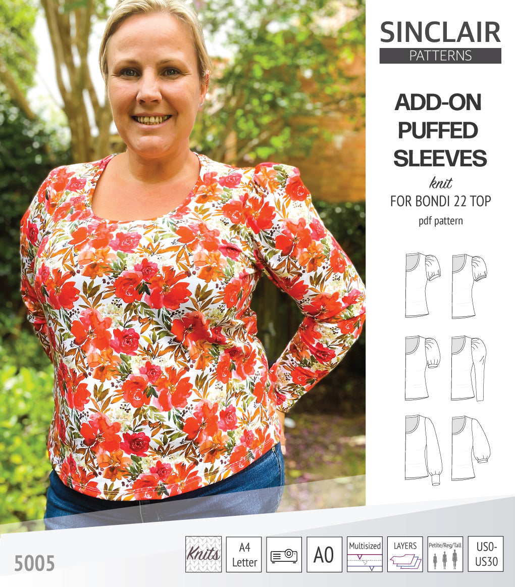 ADD-ON Puffed Sleeves add-on pack for Bondi 22 and other compatible pa ...