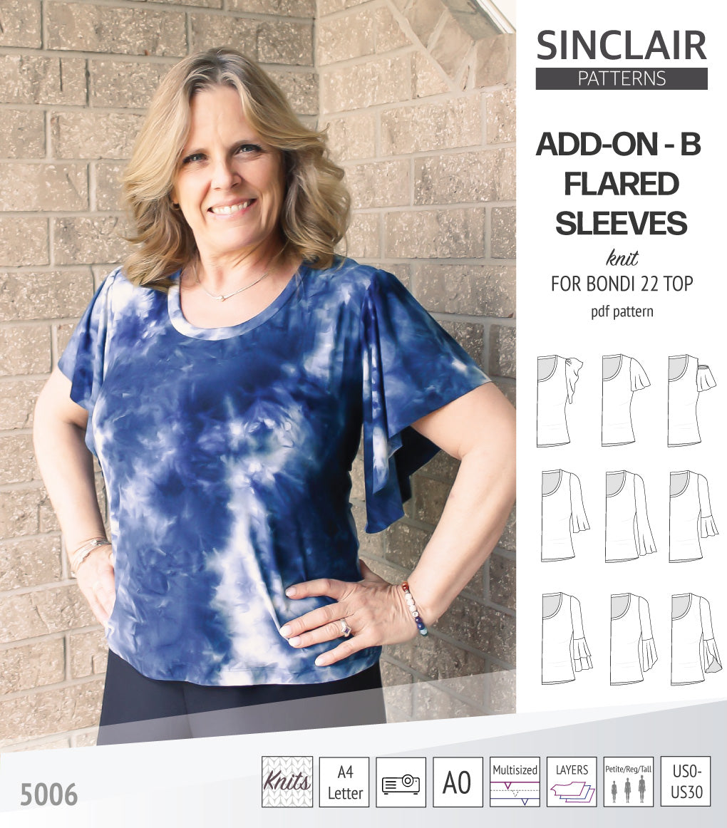 ADD-ON Flared Sleeves add-on pack for Bondi 22 and other compatible pa ...