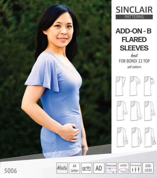 ADD-ON Flared Sleeves add-on pack for Bondi 22 and other compatible pa ...