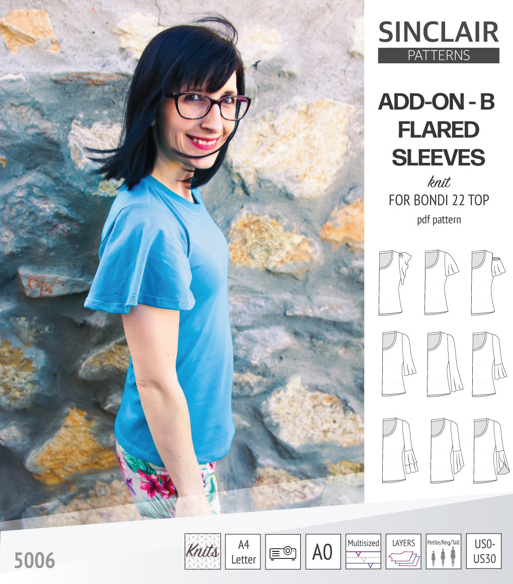 ADD-ON Flared Sleeves add-on pack for Bondi 22 and other compatible pa ...