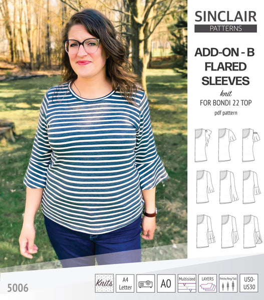 ADD-ON Flared Sleeves add-on pack for Bondi 22 and other compatible pa ...