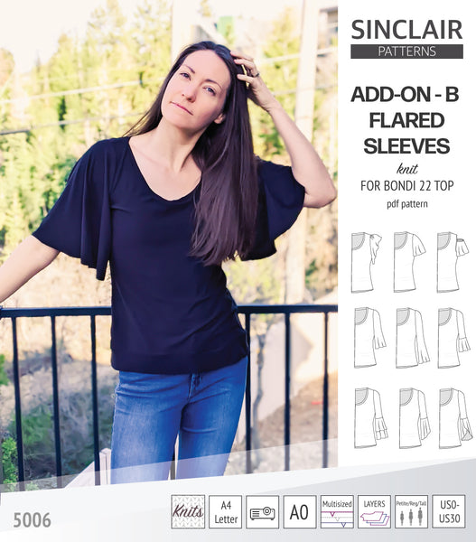 ADD-ON Flared Sleeves add-on pack for Bondi 22 and other compatible pa ...