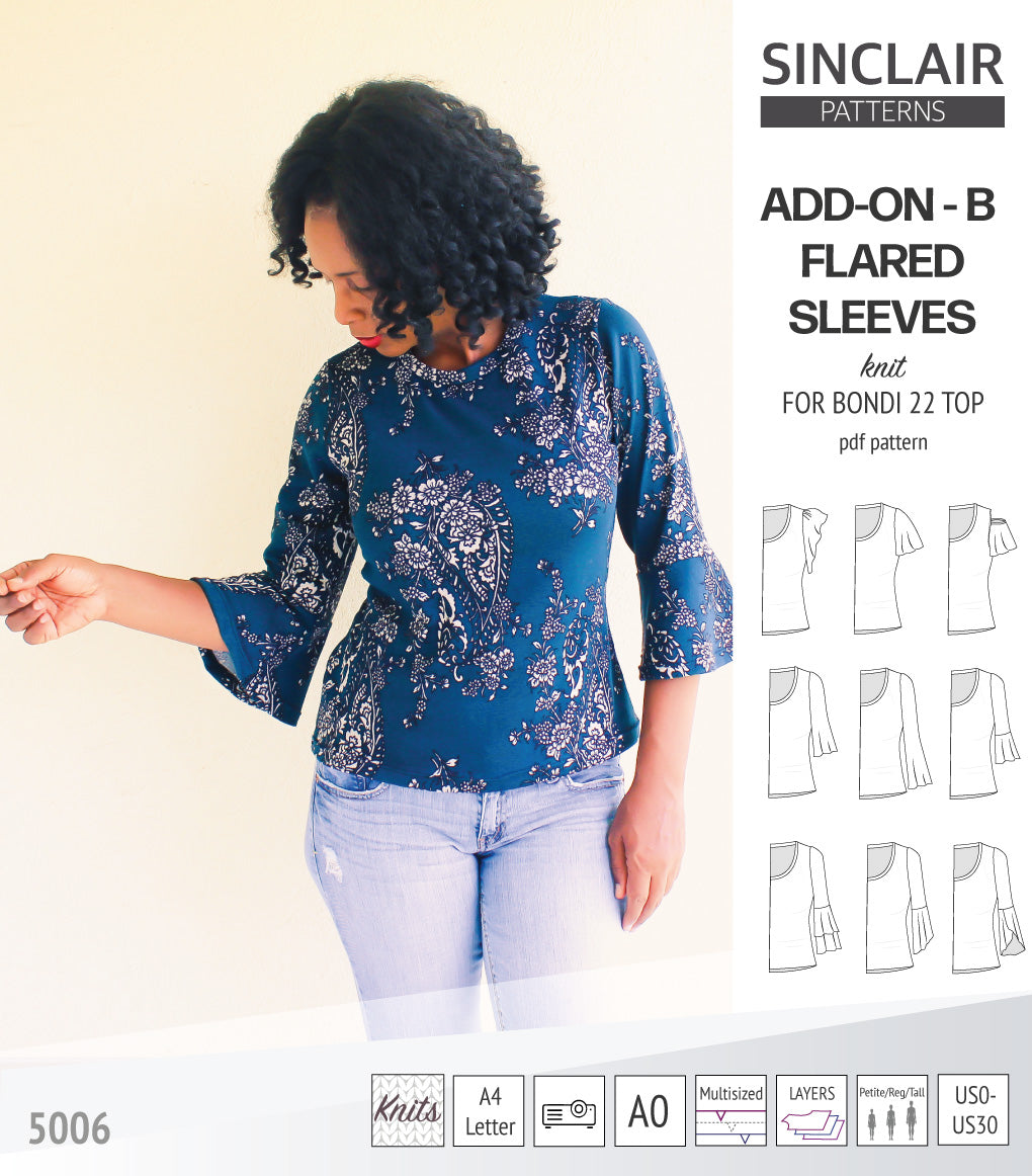 ADD-ON Flared Sleeves add-on pack for Bondi 22 and other compatible pa ...