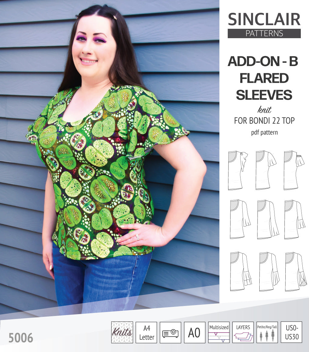 ADD-ON Flared Sleeves add-on pack for Bondi 22 and other compatible pa ...