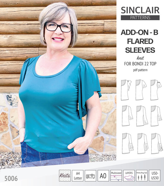 ADD-ON Flared Sleeves add-on pack for Bondi 22 and other compatible pa ...